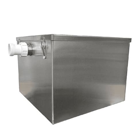 Stainless Steel 9kg 36 Litre Grease Trap Fat Separator Catering Taps