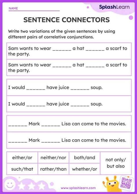 Sentence Connectors