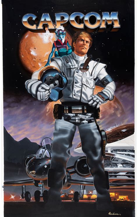 Captain Commando Capcom Ad Art By Marc Ericksen Rvideogamehistory