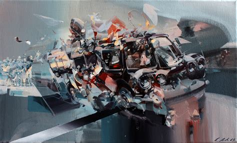 At The Border Between Fine Art And Urban Art With Robert Prochs Canvas