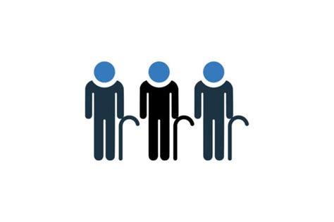 Aged Ageism Old Icon Graphic By Dhimubs124s · Creative Fabrica