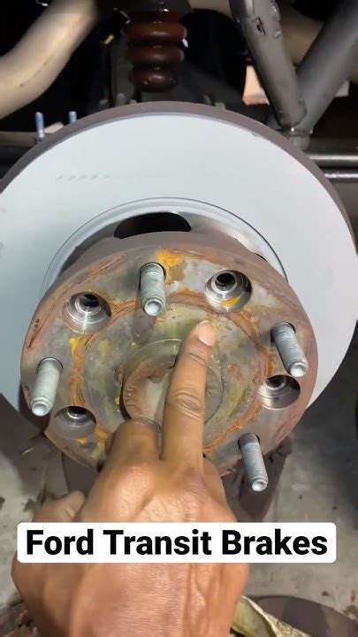 Ford A Transit Rear Brakes New Rotor Bolts Needed Youtube