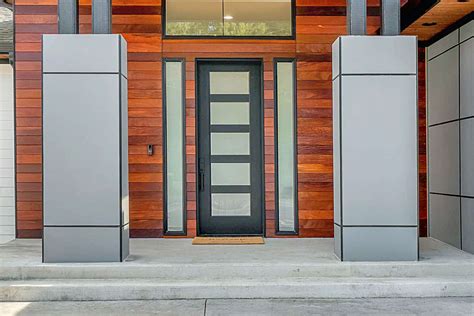 Mid Century Modern Glass Front Doors