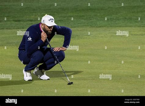 Captain Jon Rahm Of Legion Xiii Putts On The Fourth Green During The Second Round Of Liv Golf