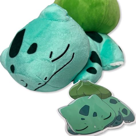 Pokémon Bulbasaur Sleeping Plush Geekyglamorous