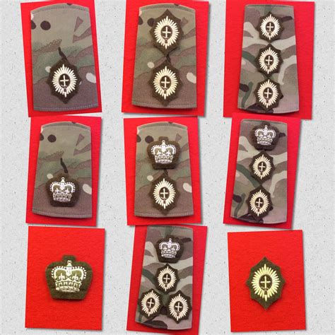 Guards Officers Mtp Rank Slides Foot Guards Multicam Rank Coldstream