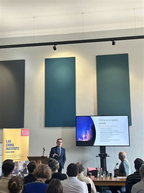 It Was Great Discussing Chinas Space Power Last Week At A Well Attended Event Organised By The