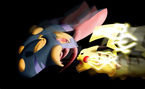 Seviper Vs Pikachu By Fictional Seviper On Deviantart