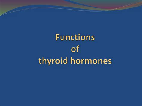 Thyriod Gland Anatomy Physiology And Pathology Pptx