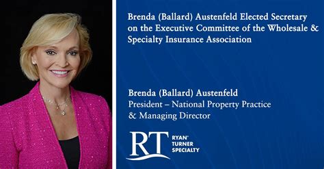 Congratulations To Rt Specialty President National Property And