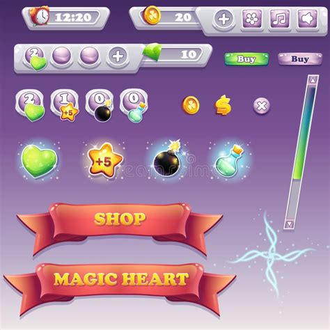 set glamorous buttons with an ok button buttons yes and no to computer