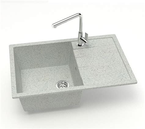 ZETT lab Модель 161 T161Q010 Мойка для кухни 750х505x218 мм (светло ...