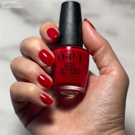 Opi Big Apple Red Vs The Thrill Of Brazil