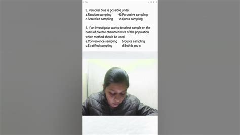 Mcq Class 11 Statistics Chapter 3 Census And Sample Methodcensus Sample