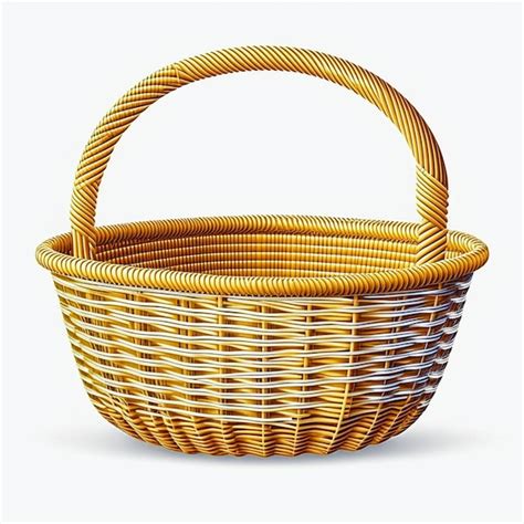 Clean Realistic Busket Design Premium Ai Generated Image