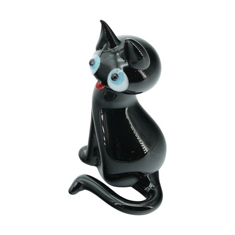 Le Chat Noir Cat Original Murano Glass Omg