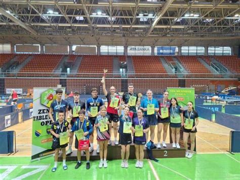 Luka Matković I Emina Cerić Pobjednici U Konkurenciji Seniora 10 Table Tennis Opena Zenica 2025