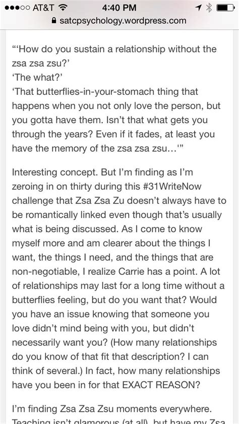 Zsa Zsa Zsu Sex And The City Dating Tips