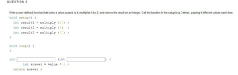 Solved QUESTION Write A User Defined Function That Takes A Chegg Com