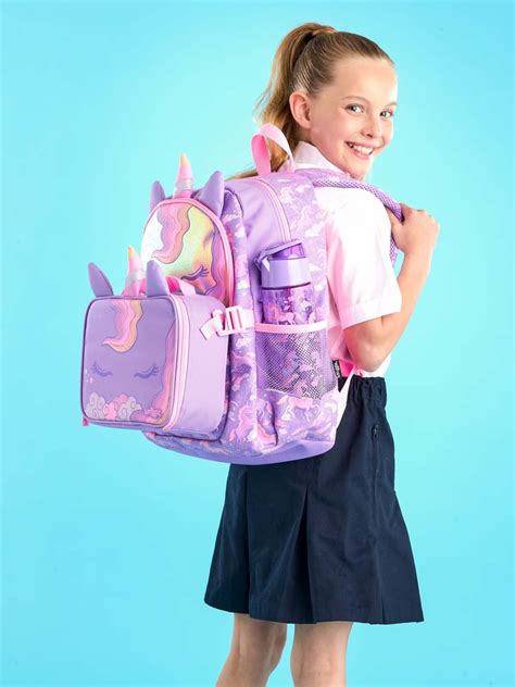 Smiggle Eclipse Classic Attach Kız Çocuk Sırt Çantası Pembecida