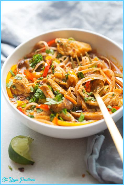 Chicken Curry Noodle Bowls All Yoga Positions