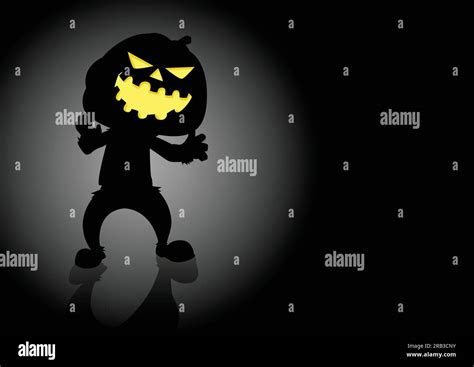 Creepy Jack Olantern Stock Vector Images Alamy