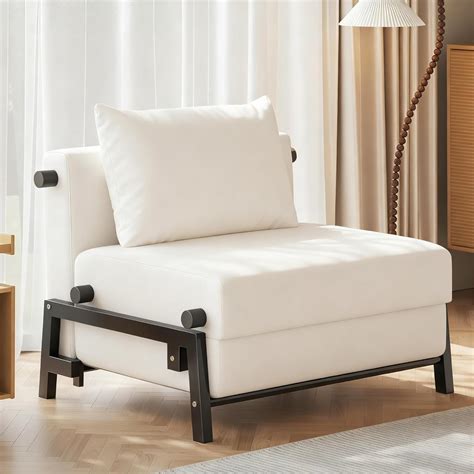 Single Sofa Bed 2 In 1 Convertible Sofa Bed Folding Sofa With Pillow