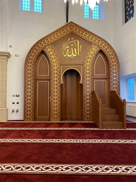 Wooden Mihrab Masjid Design