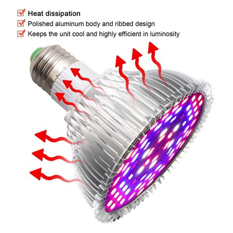 Led Grow Light Bulb 50w Indoor Plants Bulbs Full S Vicedeal