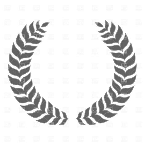 Oak Wreath Vector At Collection Of Oak Wreath Vector Free For Personal Use