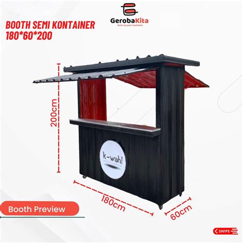 Jual Booth Semi Container Minimalis Shopee Indonesia