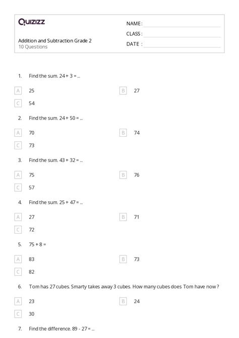 50 Cubes Worksheets For 2nd Year On Quizizz Free And Printable