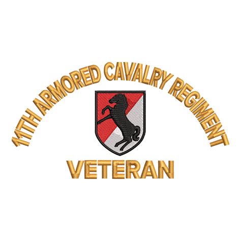 U S Army 11th Armored Cavalry Regiment Logo Army Digitized