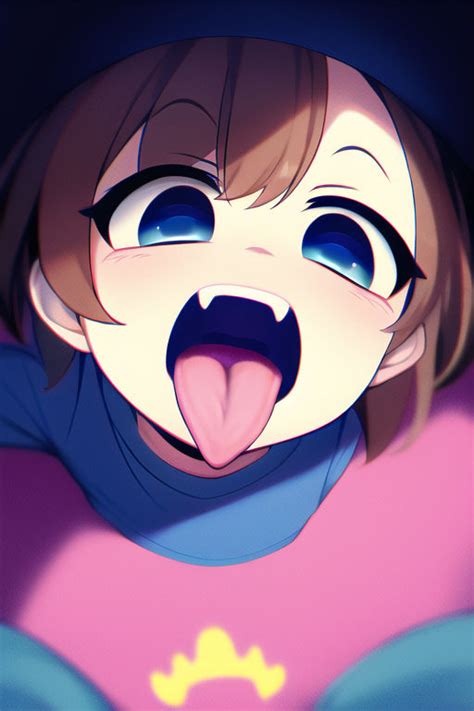 Frisk Eats A Tiny By Ainoms On Deviantart