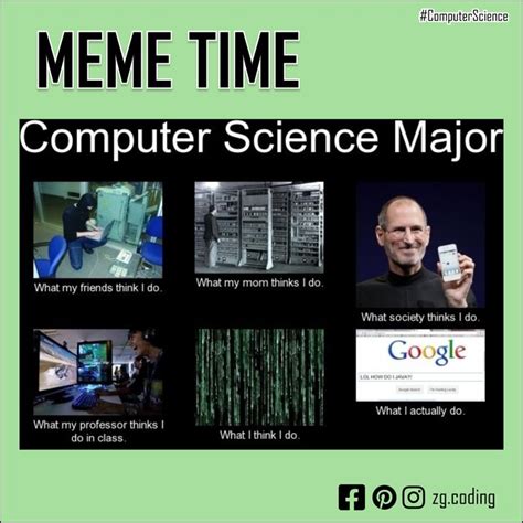 Meme 1 Computer Science Major Computer Science Software Engineer