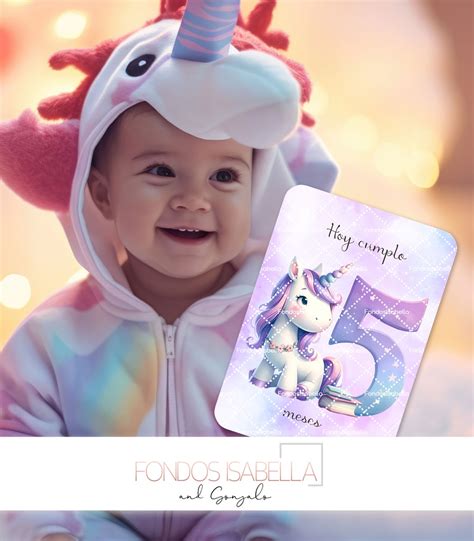 Tarjetas Cumple Meses Bebe Niña Dulce Bosque