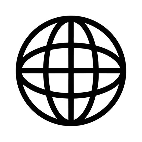 Globe Wireframe Logo Icon Illustration 70097116 Vector Art At Vecteezy