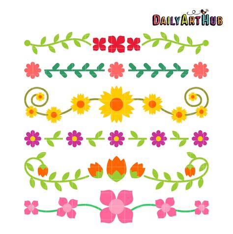 Flower Border Drawing Simple At Todd Reno Blog