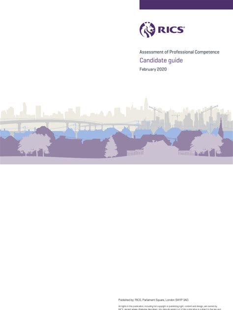 Rics Apc Candidate Guide Pdf Professional Development Turnitin