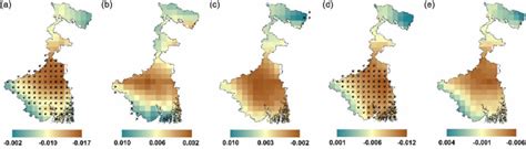 Spatial Trend And Magnitude In Solar Radiation Mj M À2 Day À1 Year Download Scientific