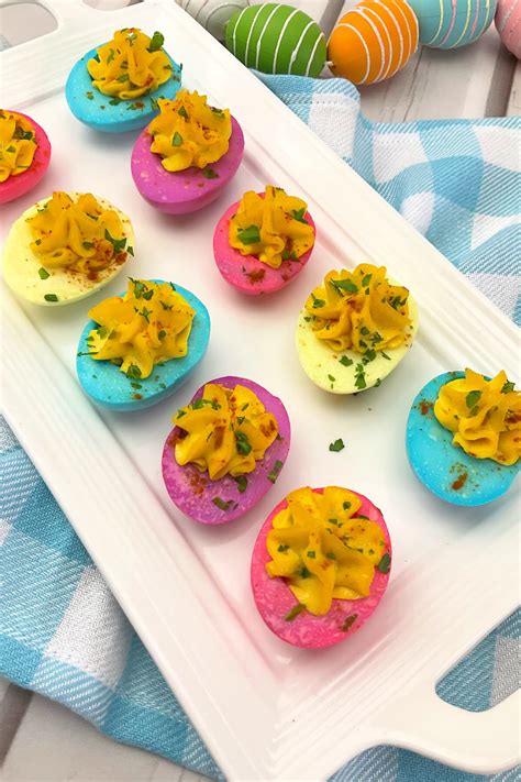 Easter Deviled Eggs Kitchen Fun With My 3 Sons