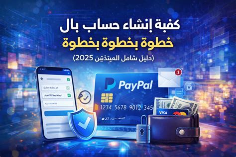 كيفية إنشاء حساب باي بال خطوة بخطوة دليل شامل للمبتدئين 2026 واعي نت