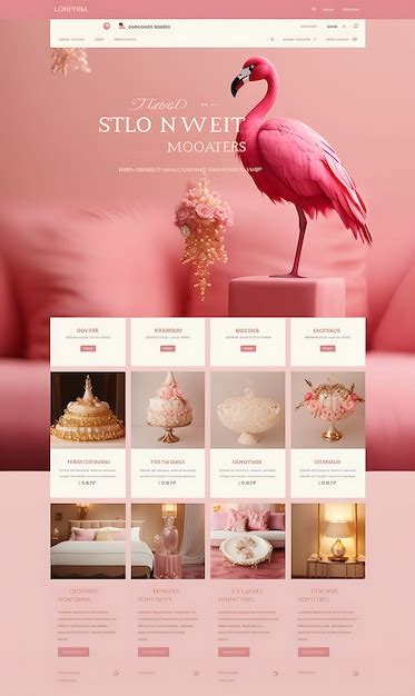 Premium AI Image Captivating Valentine Theme Web Layout Design And Concept For Websites