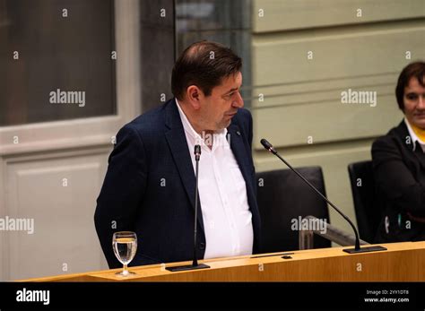 Bart Dochy President Of The Agriculture Poltics Talking About Map 7 At The Plenary Meeting Of