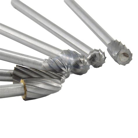 6pcs 10mm Rotary Aluminum Cut Burr 6mm 14 Shank 150mm Long Reach