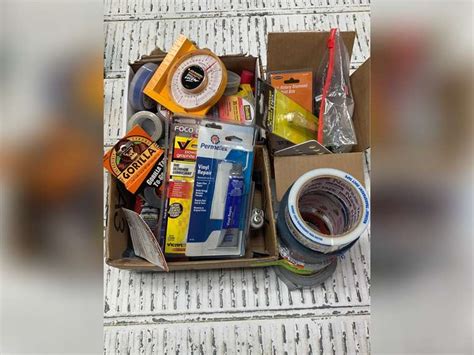 Duct Tape Hacksaw Blades Braces Diamond Drillbits Gorilla Tape