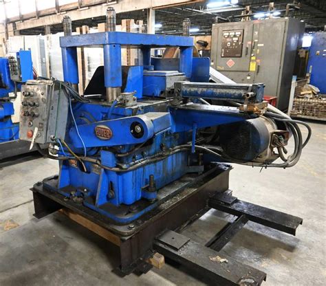 50 Ton X 4″ Yoder P50 4 Post Cut Off Press Galaxie Corporation