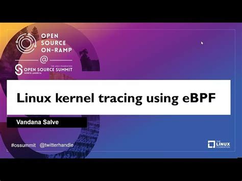 Free Course Linux Kernel Tracing Using Ebpf From Linux Foundation Class Central