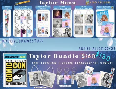 Julie Vu Julie Draws Stuff San Diego Comic Con 2025 Exclusives