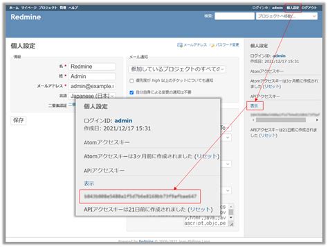 User Guide Ja How To Get Redmine API Key PVision Apps